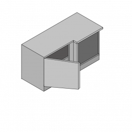 Highline Corner Unit With Blanking Panel