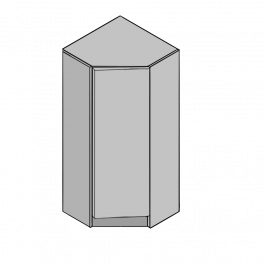 Corner Diagonal Wardrobe 915mm